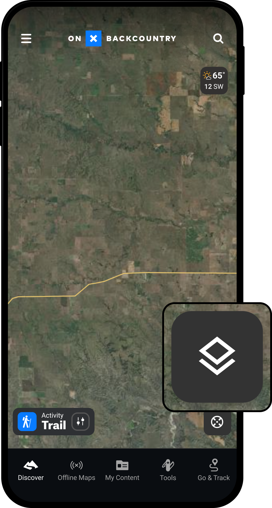 Using Basemaps, Map Layers, and 3D Mode – onX Backcountry
